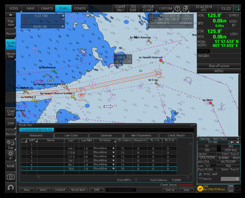 Furuno FMD Test 3 – Route Planning 4.0 – eMaritime Training