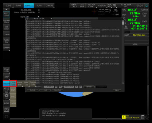 Furuno Chart Updating – Chart Update Spot Check 4.0 – eMaritime Training